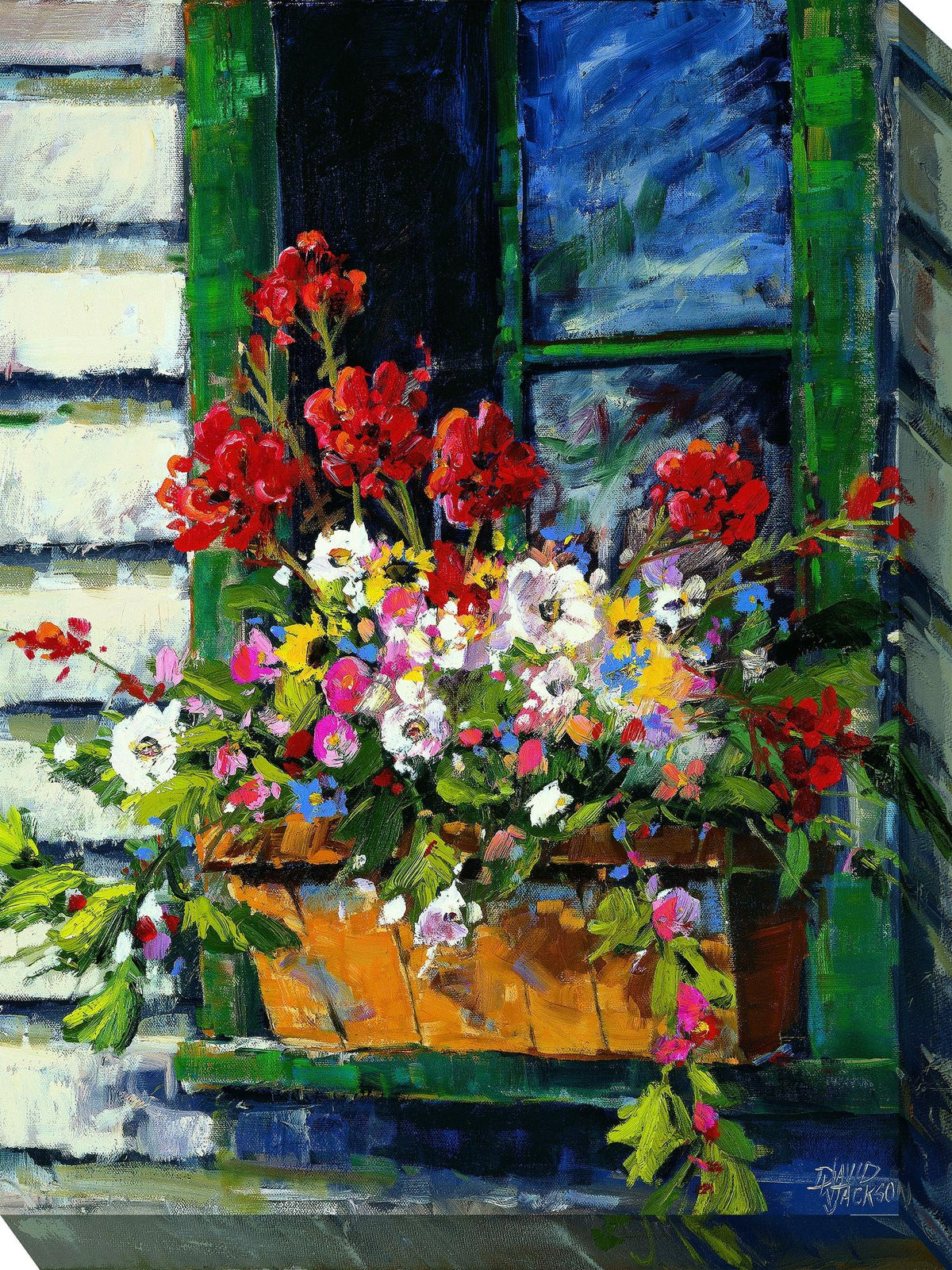 Outdoor Canvas Art 30x40 Window of Color — My Backyard Decor